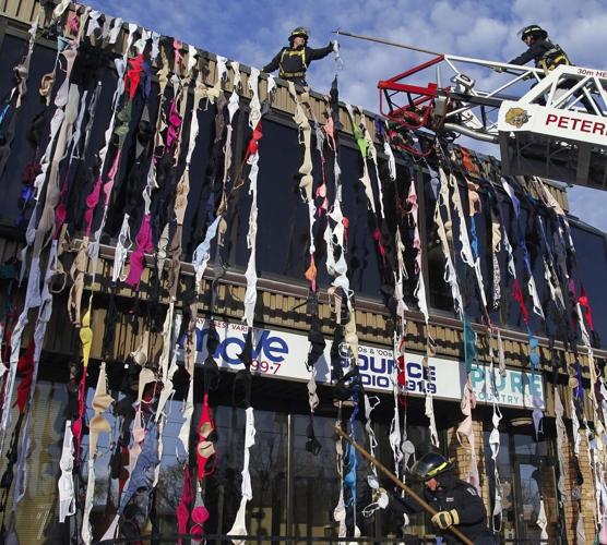Photos: Bras Around the Building campaign in Peterborough raises ...