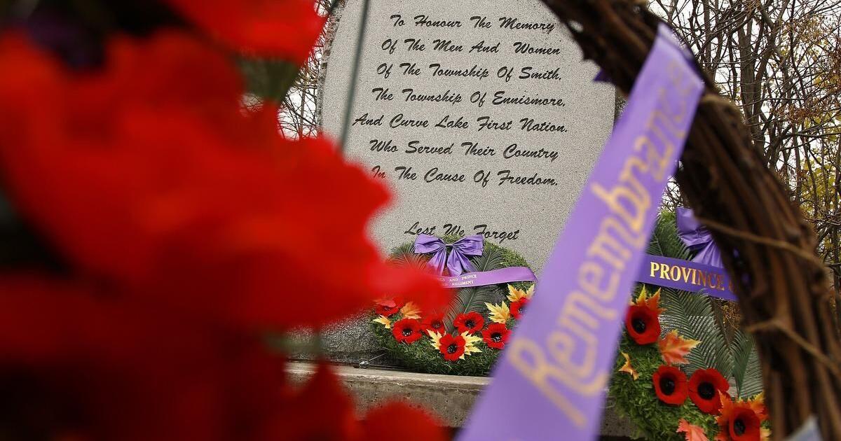 A return to in-person Remembrance Day ceremonies across Peterborough County