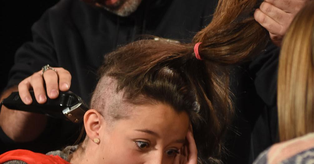 Sara sheds her locks and a few tears