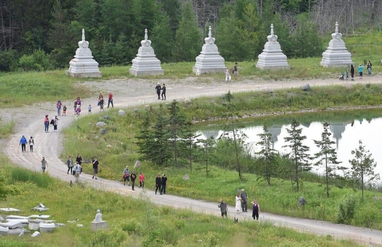 Hundreds flock to impressive Wutai Shan Buddhist Garden near Omemee