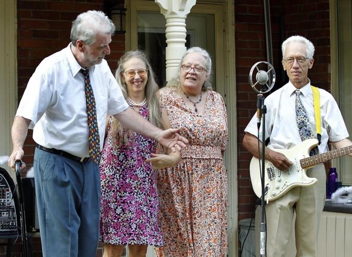 Photos: McDonnel Street Gospel Quartet performs backyard concert in Peterborough