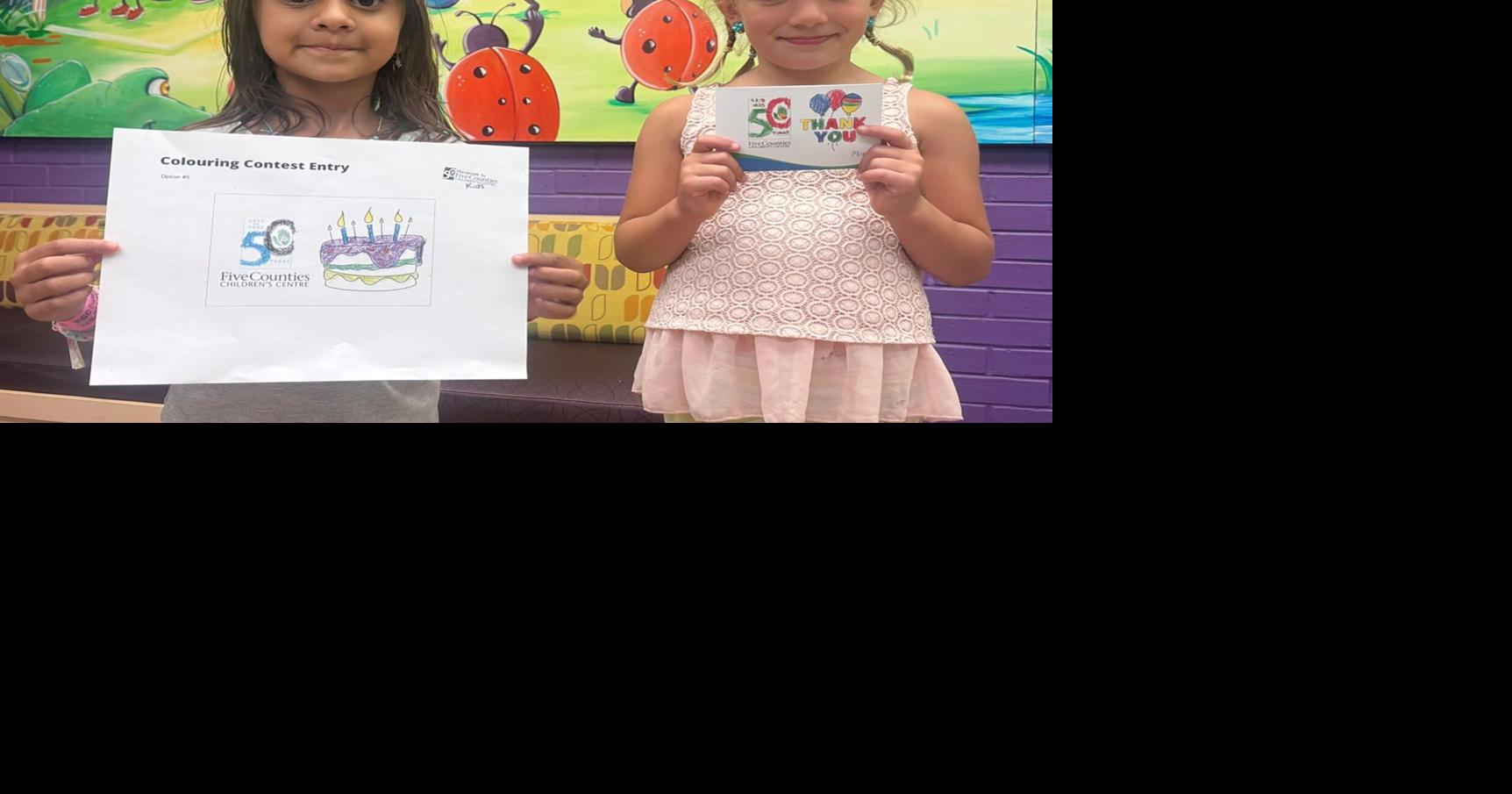 Kids colouring contest held to commemorate Five Counties