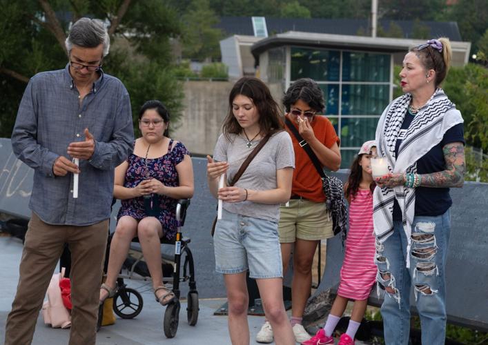 Vigil held at Trent after memorial for Palestine defaced