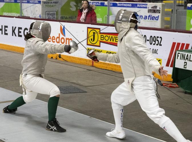 Top women fencers compete in university championships
