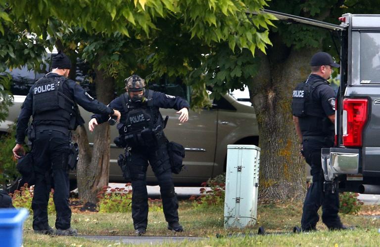 Police surround home on Towerhill Road in Peterborough