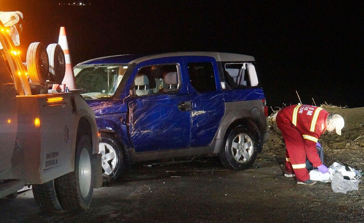 OPP officers rescue woman after vehicle sinks in Rice Lake