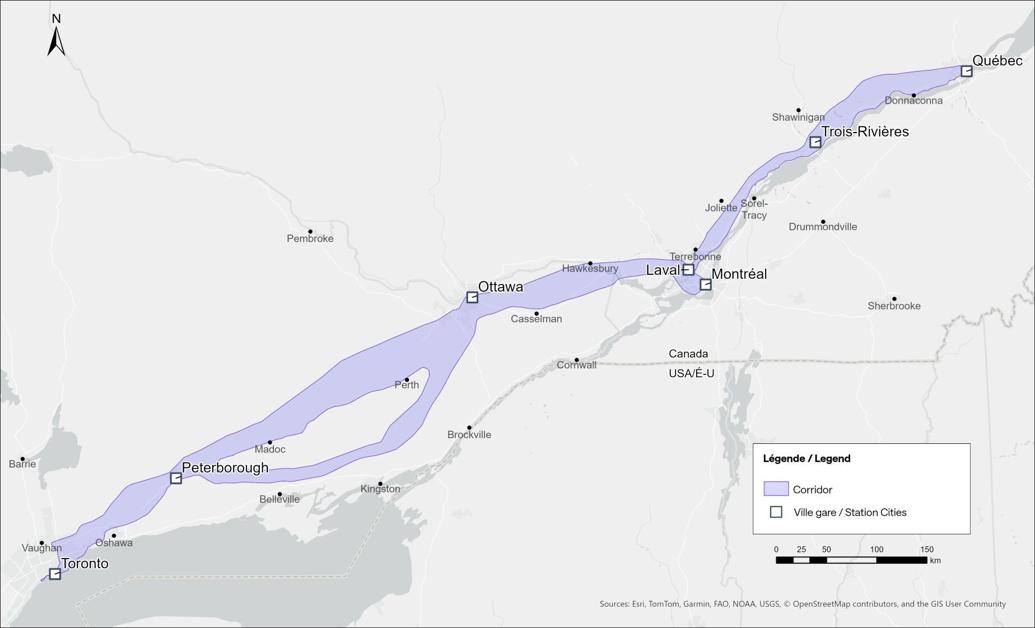 Alto studying two routes between Peterborough and Ottawa