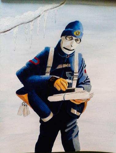 Peterborough artist immortalizes mailman’s cold weather odyssey