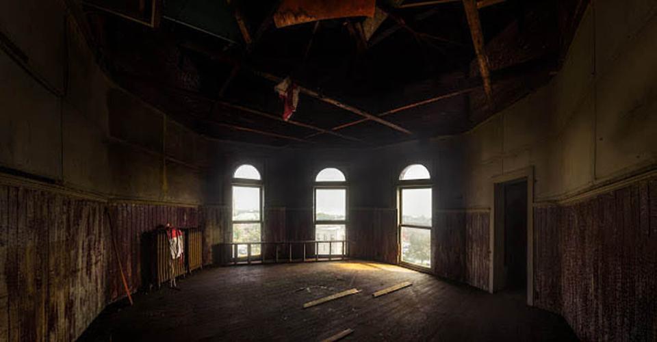 Photos of old YMCA on display on Wednesday, Oct. 21