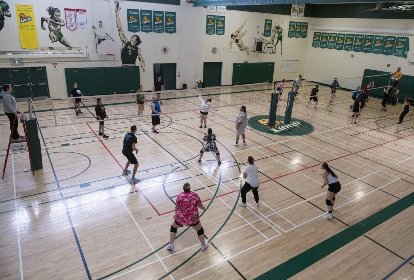 Volleyball players bump, set, spike for concussion awareness