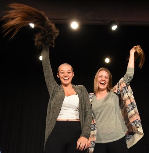 Sara sheds her locks and a few tears