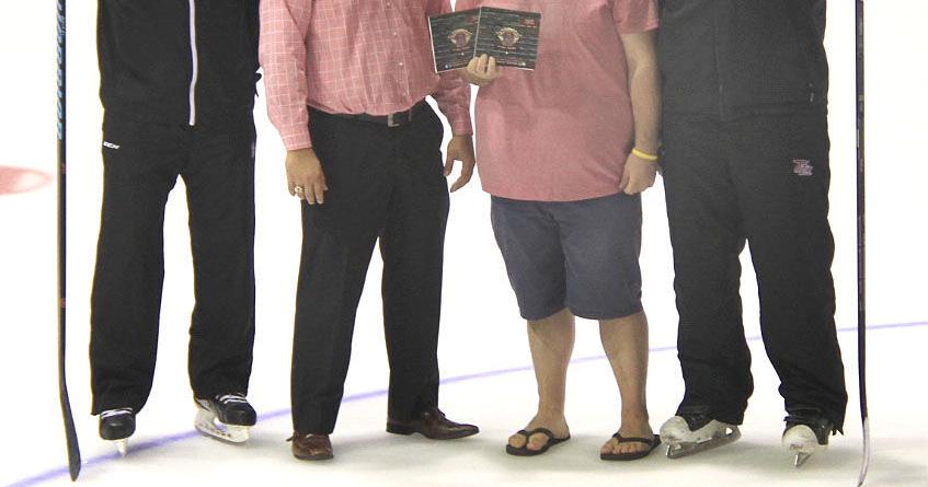 Jamie Bragg wins the Peterborough Petes' 60th Anniversary Contest