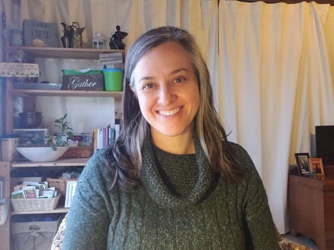 Oshawa MPP Jennifer French working in her basement during COVID-19 pandemic