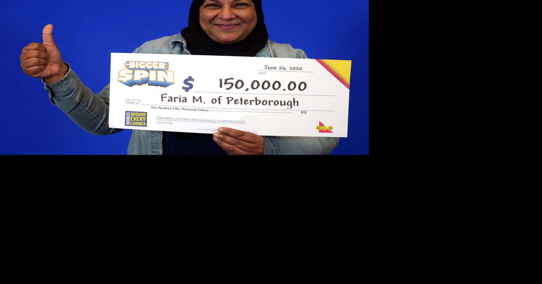 OLG prize office has been busy with winners from the Peterborough region