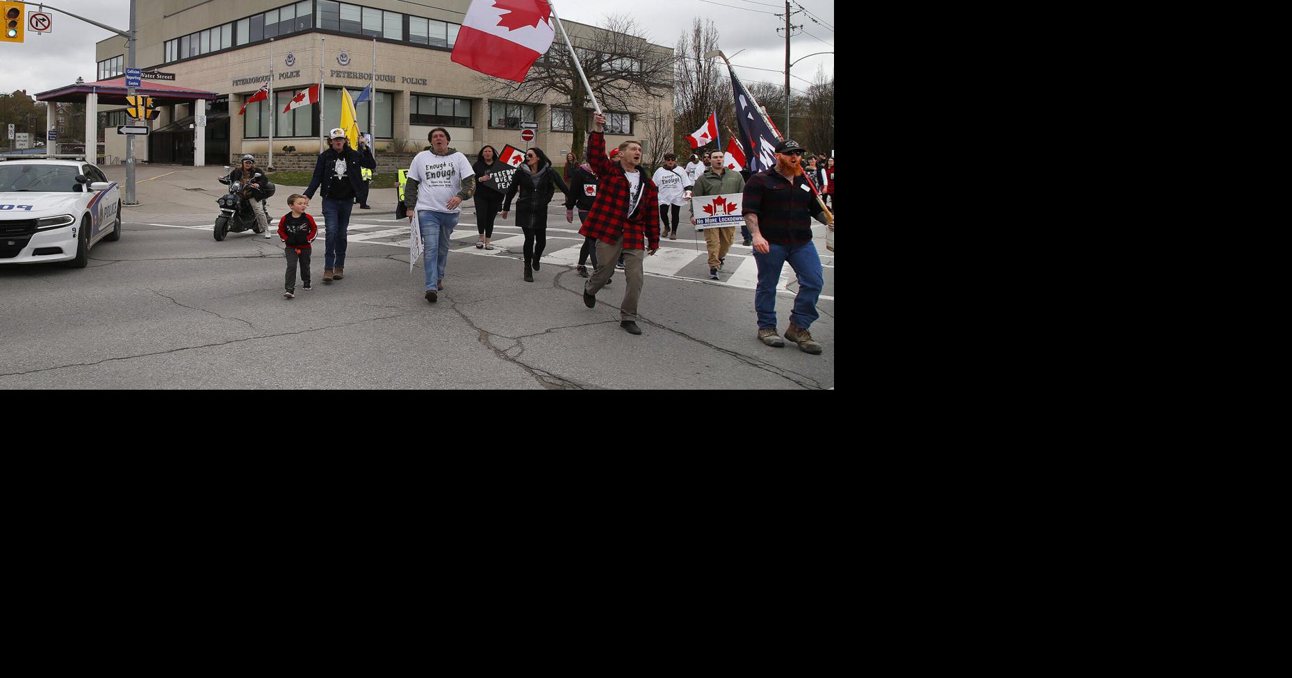 More charges coming from anti-mask protest in Peterborough: 5 new COVID ...
