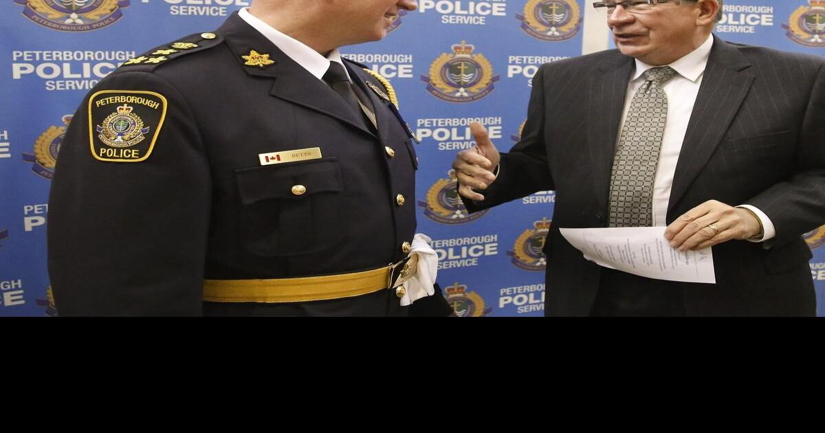 Stuart Betts sworn in as new Peterborough chief of police
