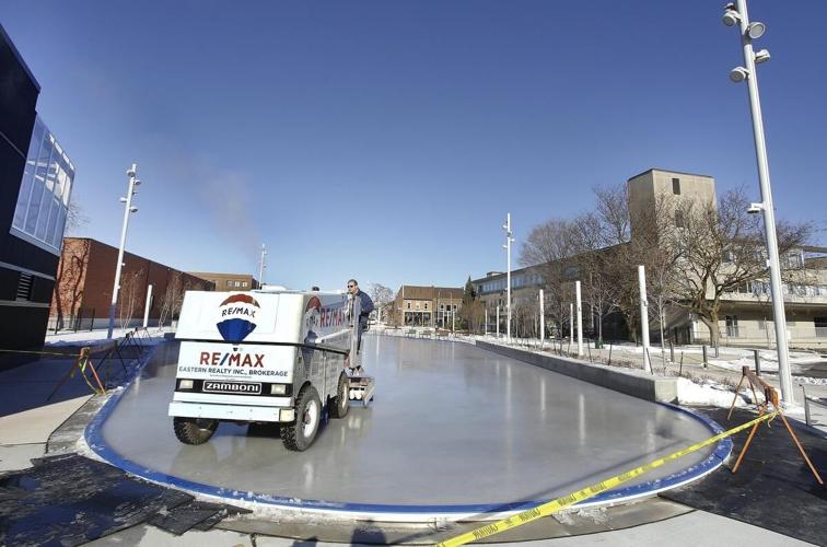 Photos: Zamboni preparing the ice at new Quaker Foods City Square in ...