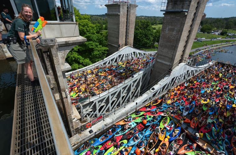 Parks Canada Lock & Paddle event at Peterborough Lift Lock