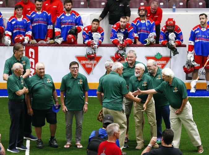 Peterborough Lakers honour Len Powers and the 1973 Mann Cup winning ...