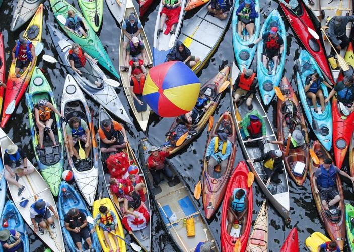 PHOTOS: Hundreds of paddlers stuff lift locks for Lock & Paddle event