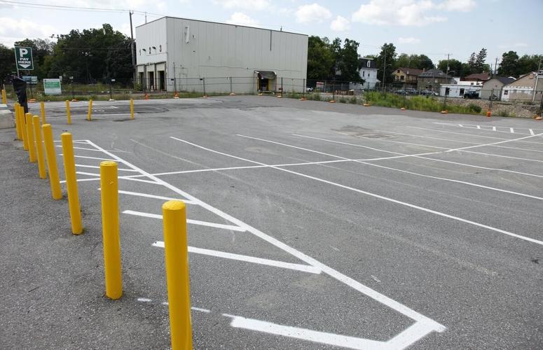 Temporary parking lot set up in downtown Peterborough after Simcoe ...