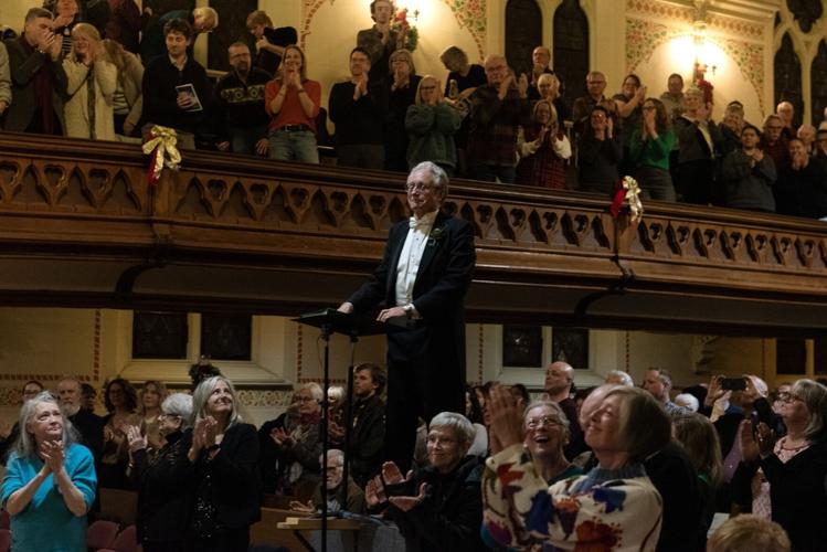 Syd Birrell takes his final bow with Peterborough Singers