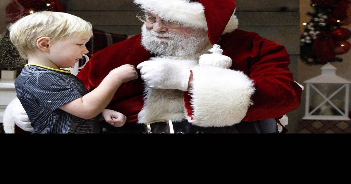 Photos: A visit with Santa at Peterborough Square