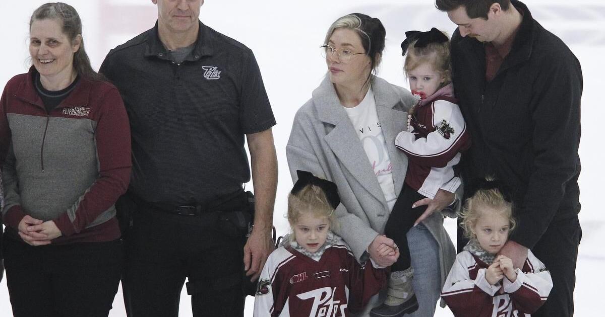 Photos: Peterborough Petes honour trainer Brian Miller on his 2,000th ...