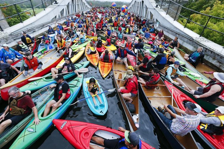 Parks Canada Lock & Paddle event at Peterborough Lift Lock