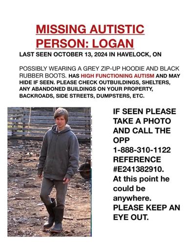Havelock teen, Logan, located alive in a burnout building