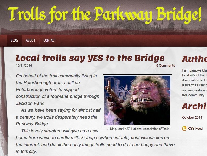 Over the Back Fence | Trolls make a case for the bridge over Jackson Park