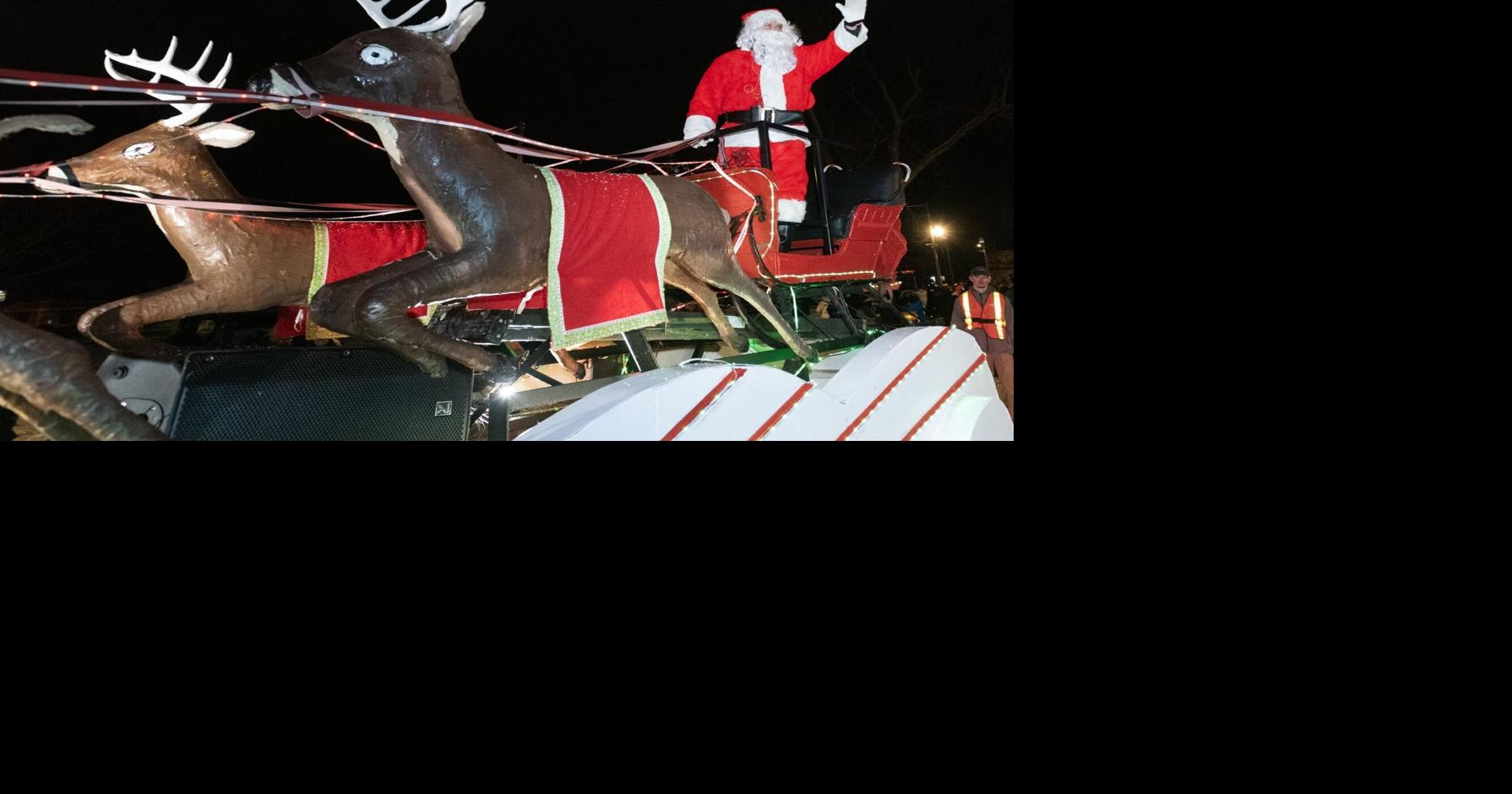 Santa comes to town