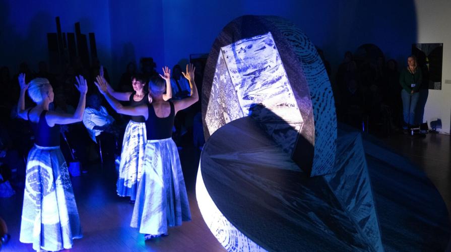 Interconnected exhibit at the Art Gallery of Peterborough