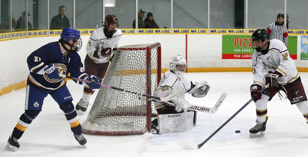 Opening game of the St. Peter’s Classic hockey tournament.