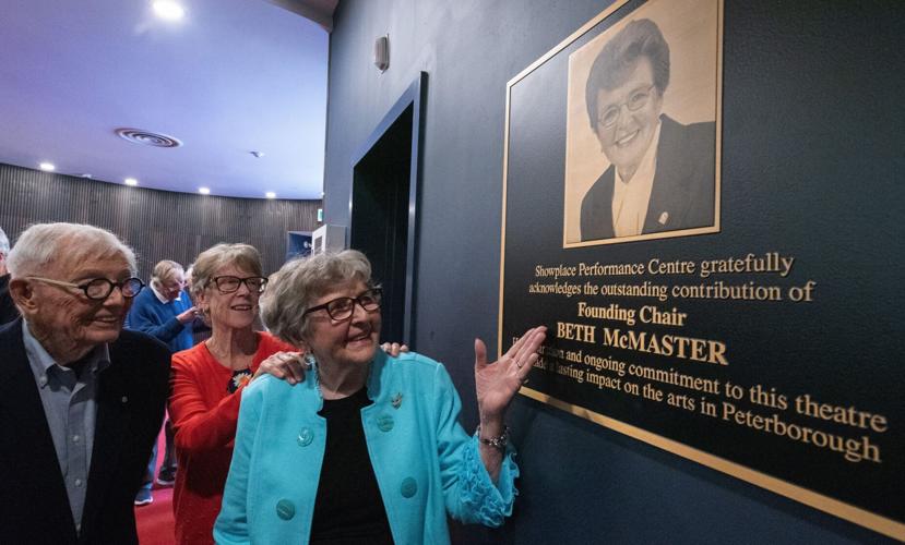 Beth McMaster honoured with plaque unveiling at Showplace
