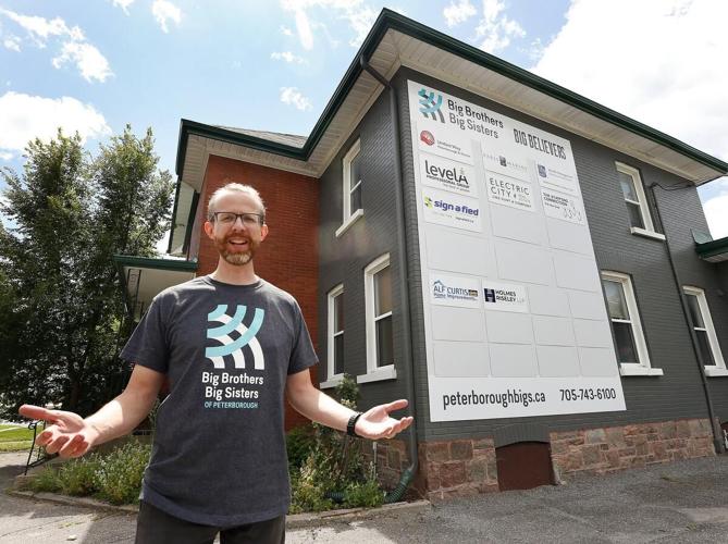 32-year-old mural updated at Big Brothers Big Sisters of Peterborough