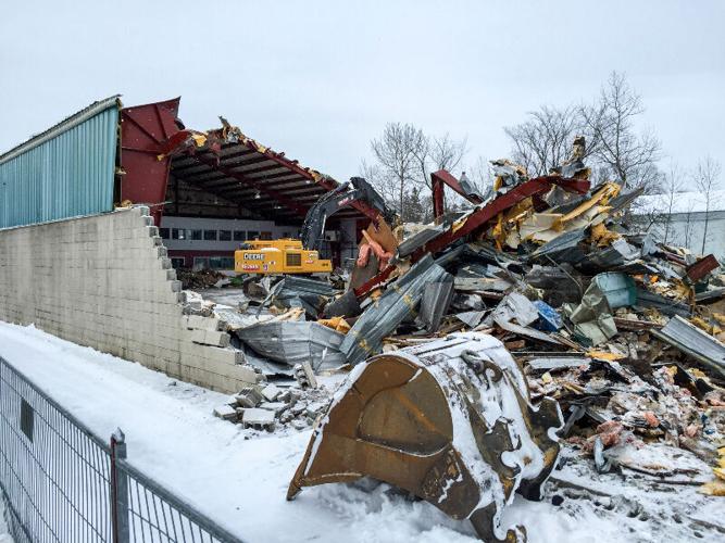 Former Fenelon Falls Arena demolished