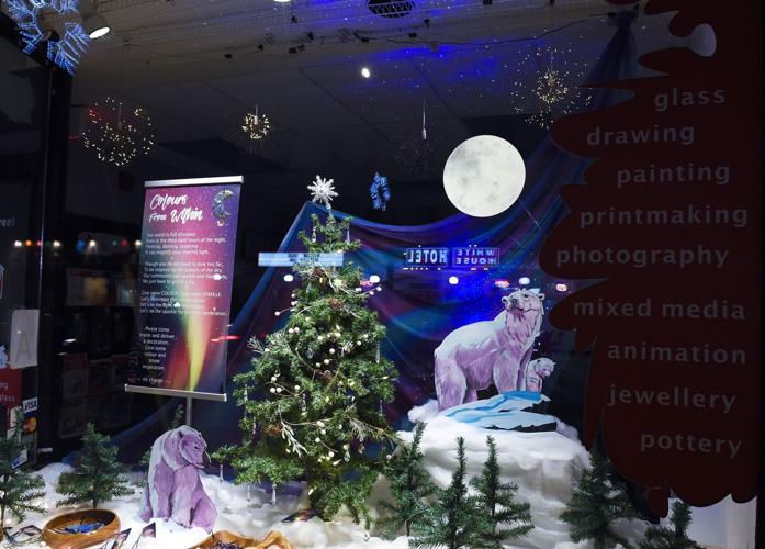 The Art School of Peterborough wins Holiday Window Contest