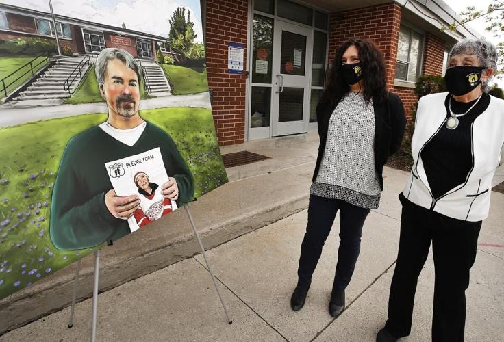 Photos: Portrait remembering teacher Dean Pomeroy unveiled at Westmount ...