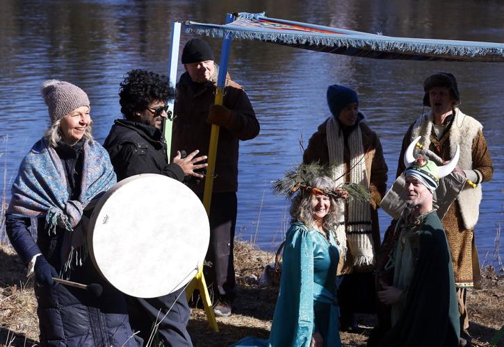 Handfasting ceremony held at Inverlea Park in Peterborough