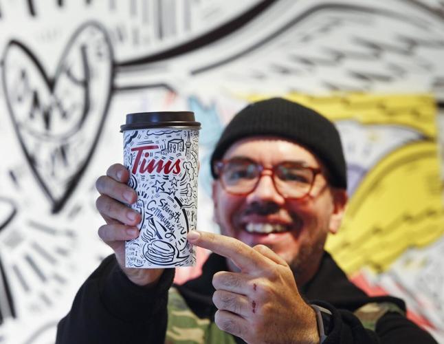 Peterborough artist pitches new design for Tim Hortons cups