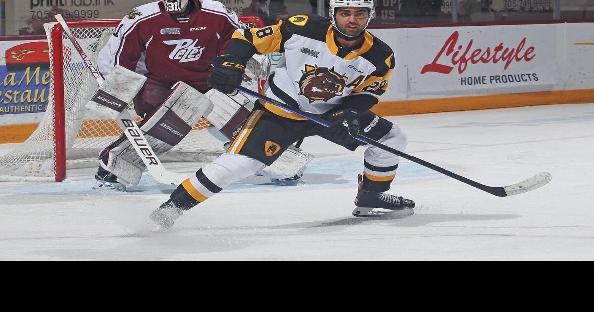 Former Peterborough Pete Sahil Panwar named OHL player of the week