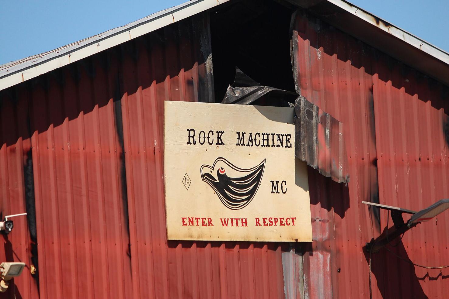 Police investigating blaze at Rock Machine clubhouse
