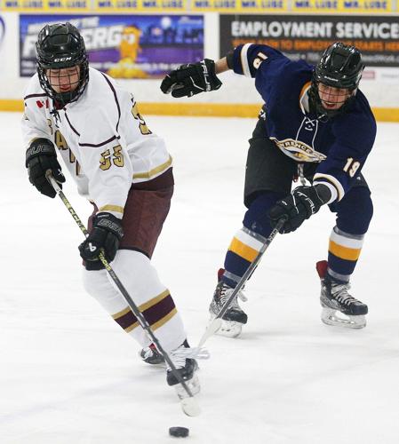 Opening game of the St. Peter’s Classic hockey tournament.