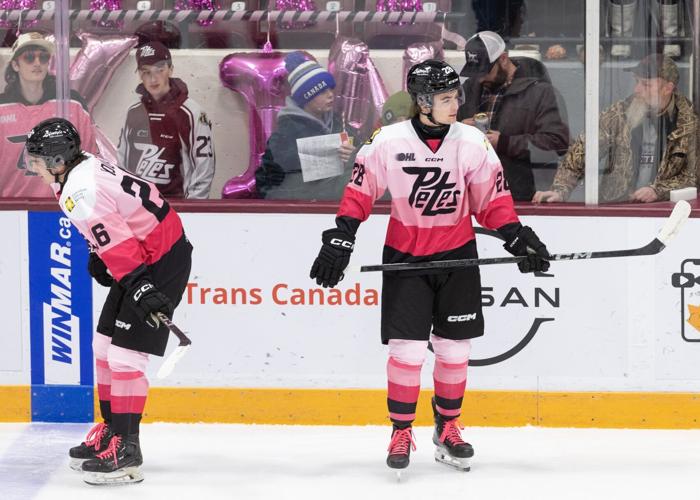 Emotional night at Petes annual Pink in the Rink game