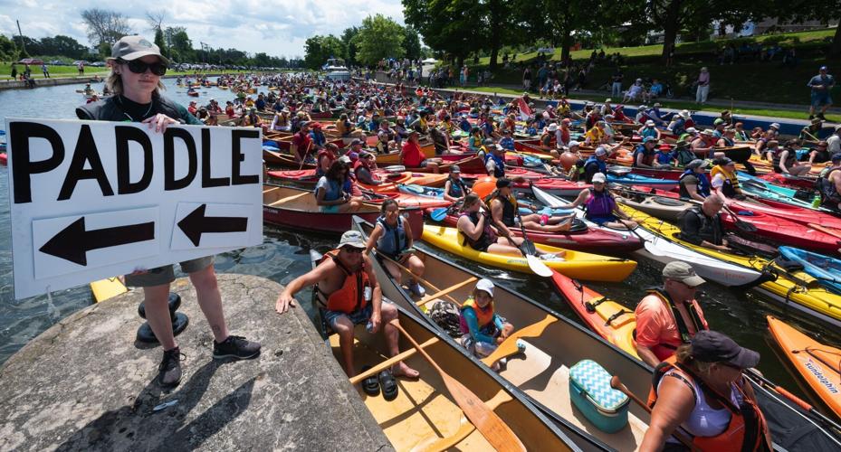 Parks Canada Lock & Paddle event at Peterborough Lift Lock