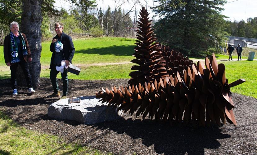 Inspiring new sculpture graces Trent’s west bank