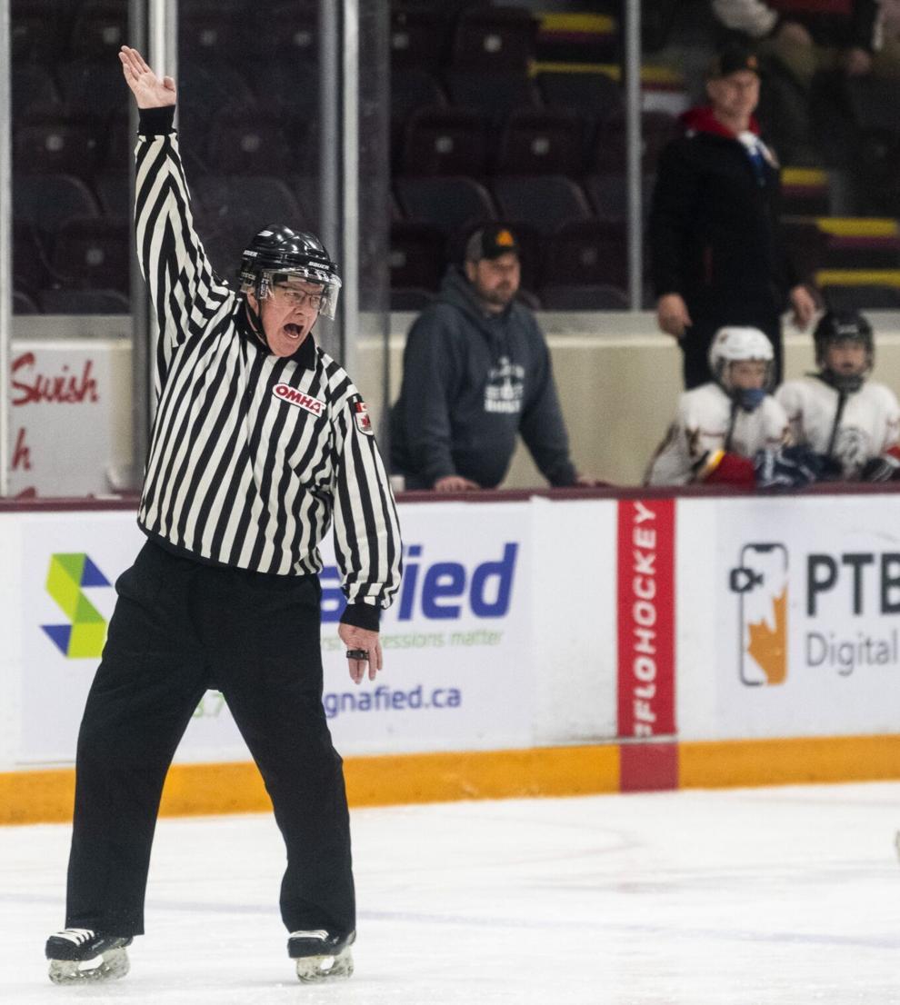 Referee Rick Searle ends career where it began
