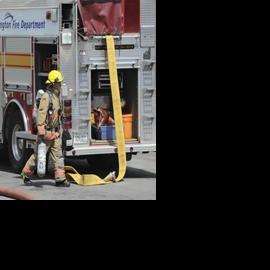 Fire at clothing storage faciity in Burlington