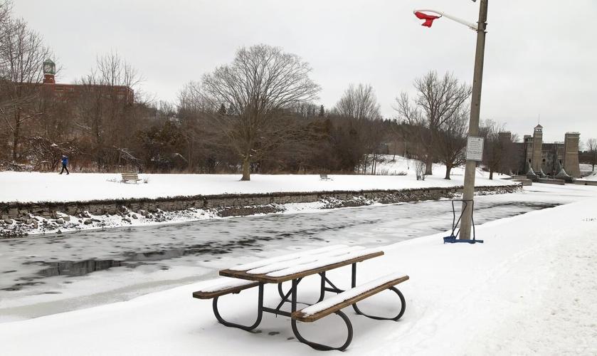 Photos: Skating at the Peterborough Lift Lock remains red flagged